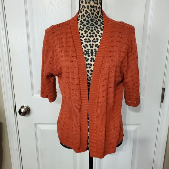 Kim Rogers | Sweaters | Kim Kim Rogers Shell Knit Cardigan | Poshmark